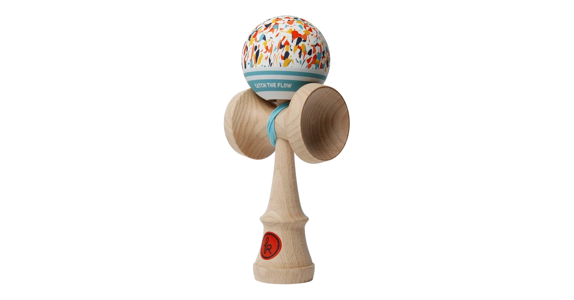 Kendama Europe Record Aqua - rubber - Splash