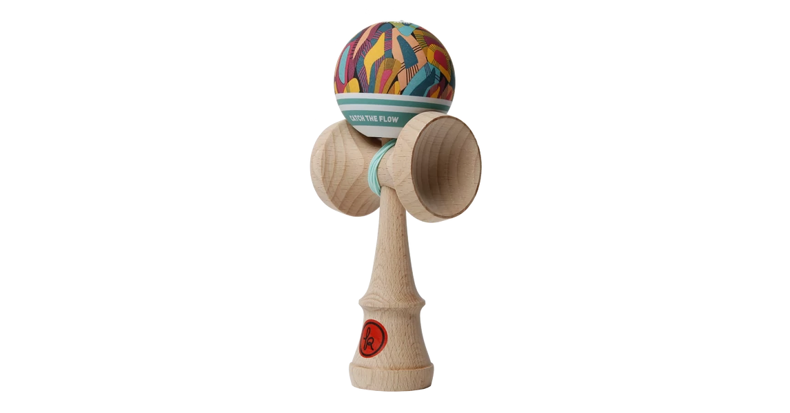 Kendama Europe Record Aqua - rubber - Symbiosis