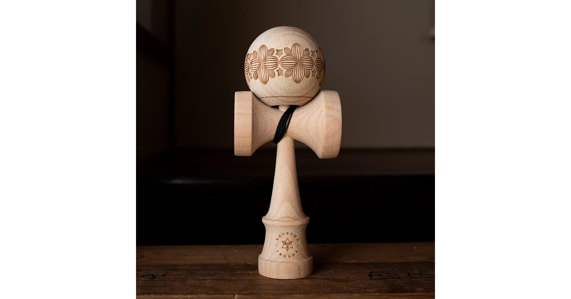 Kendama Original Israel Saku - Anti Skid - Natural Hog