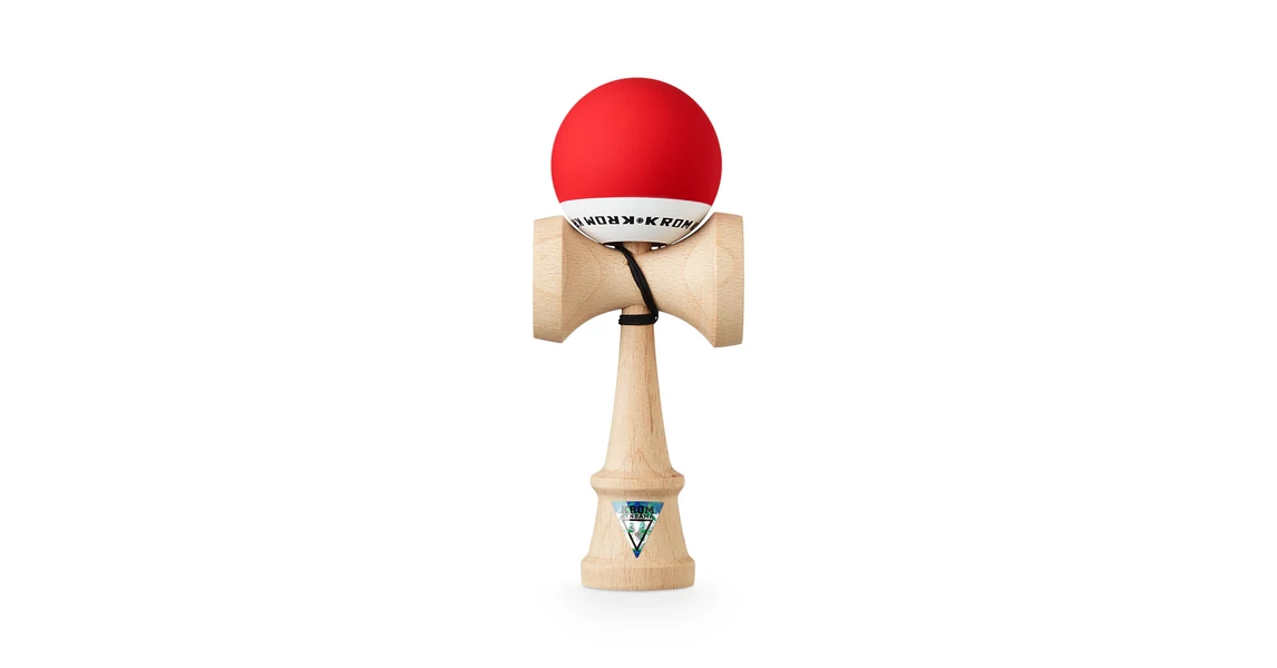 Kendama Krom POP - rubber - Rosu