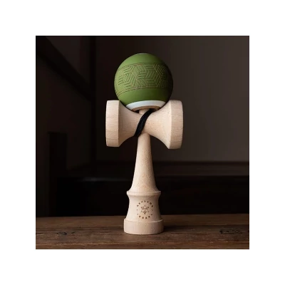 Kendama Originala Israel Cube - Anti Skid - Verde